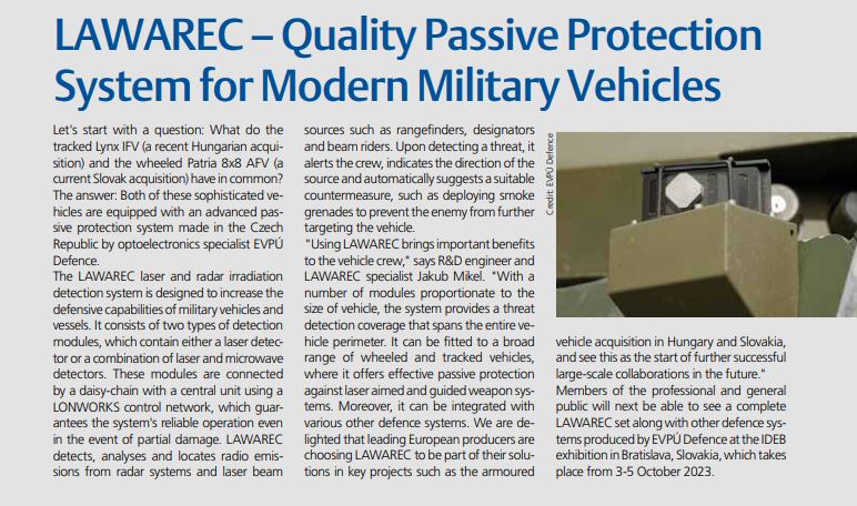 Read about us: LAWAREC – Quality passive protection system for modern ...